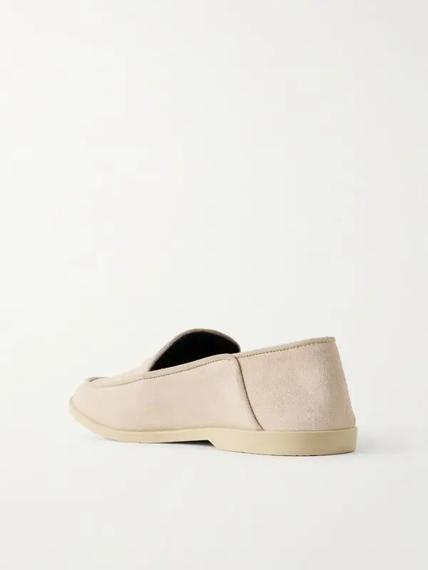 George Cleverley Mayfair Ii Collapsible-heel Suede Loafers
