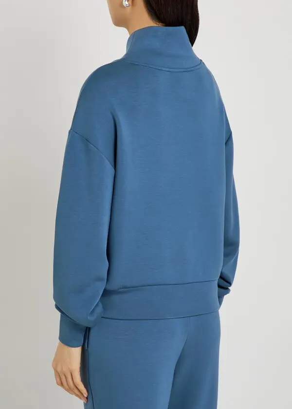 Varley Davidson Half-zip Stretch-jersey Sweatshirt
