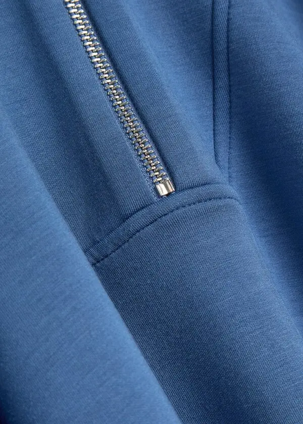Varley Davidson Half-zip Stretch-jersey Sweatshirt
