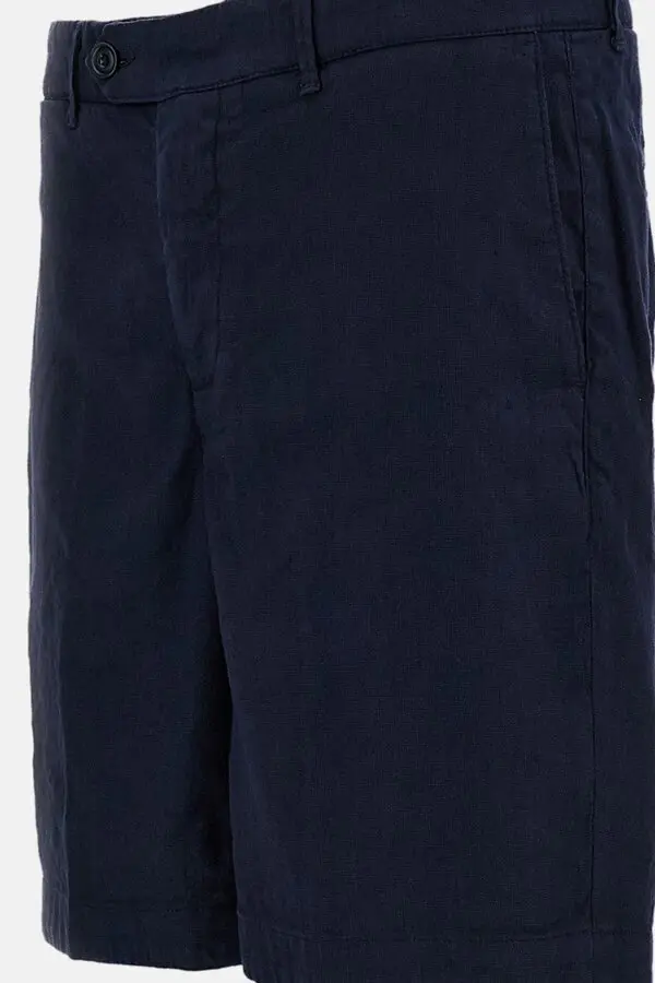 TELA GENOVA Damask Chino Bermuda Shorts