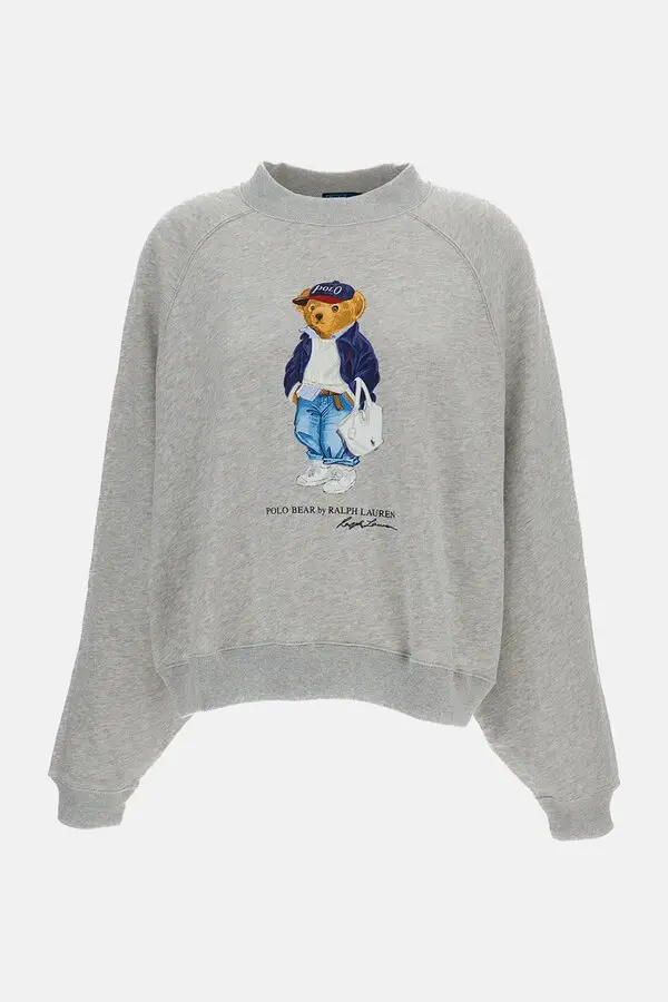 Polo Ralph Lauren Crewneck Sweatshirt With Graphic - Grey