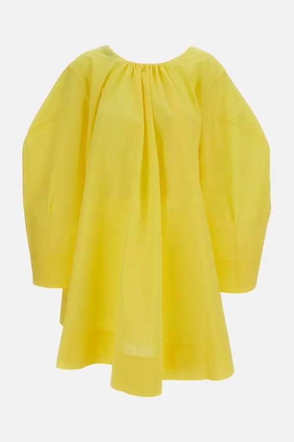 Jacquemus Paysan Mini Tunic Dress - Yellow