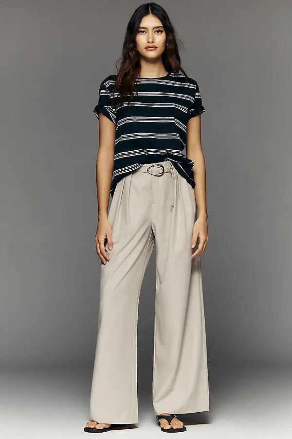 SOVERE / Hari Wide-leg Trousers - Dune