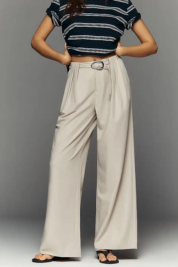 SOVERE / Hari Wide-leg Trousers - Dune