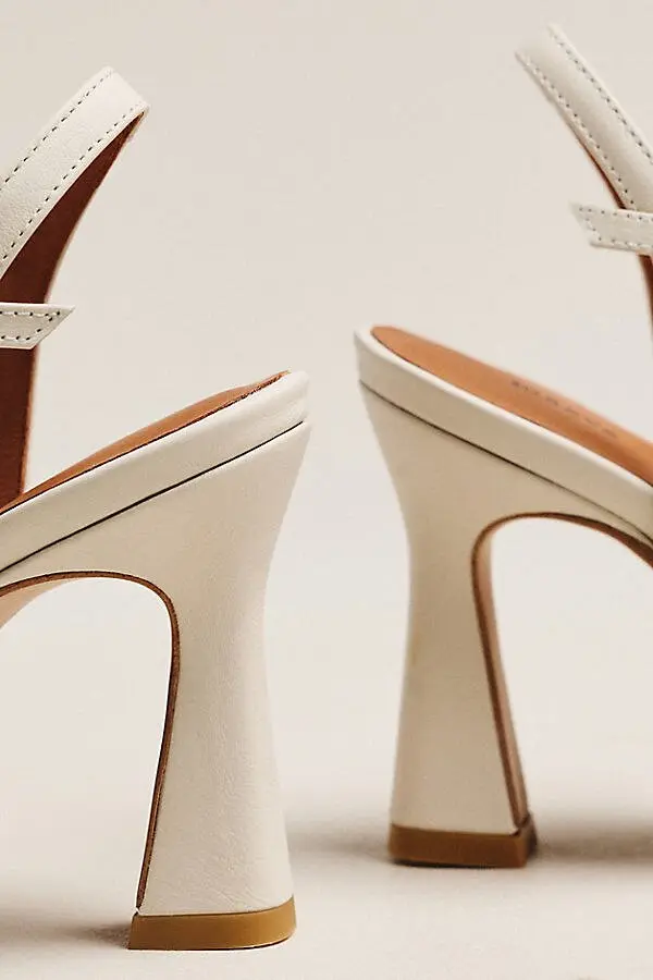 Maeve Crochet Flower Open-toe Heels