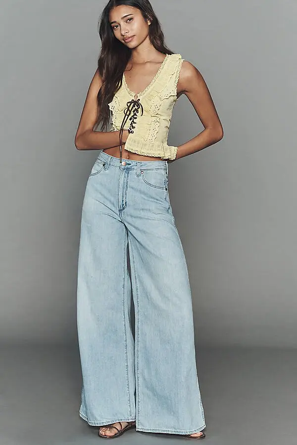 Wrangler Canyon Trophy High-rise Wide-leg Jeans