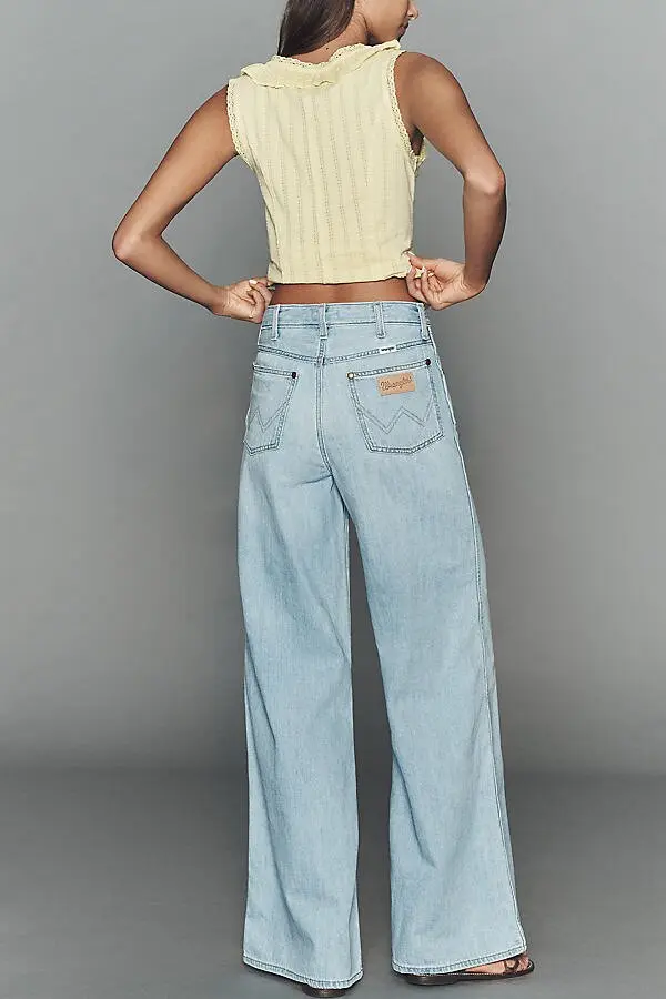 Wrangler Canyon Trophy High-rise Wide-leg Jeans