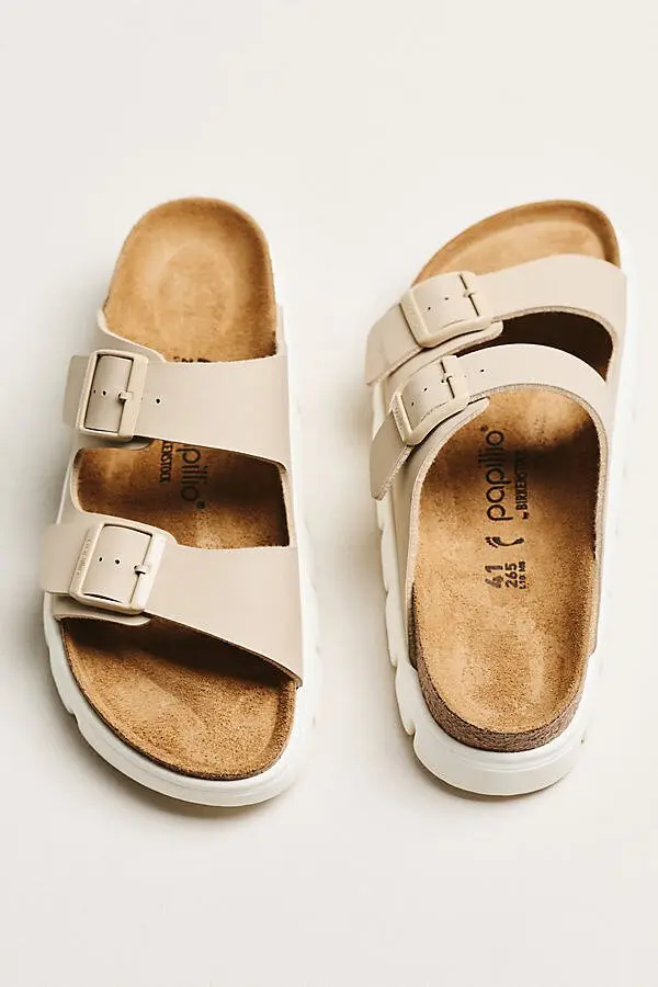 BIRKENSTOCK Arizona Platform Sandals - Sandcastle