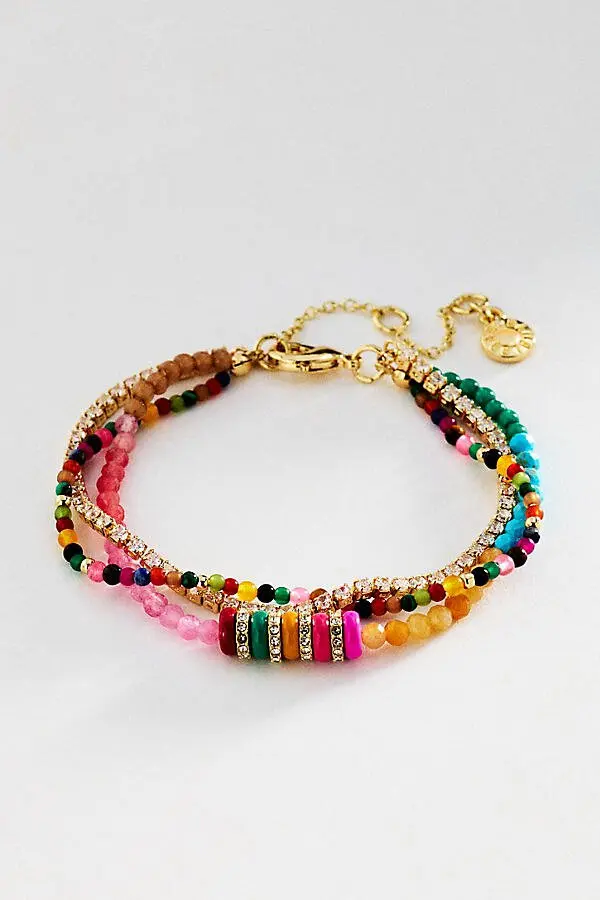 Baublebar Rowan Semi-precious Layered Bracelet, São Paulo Edition - Multi
