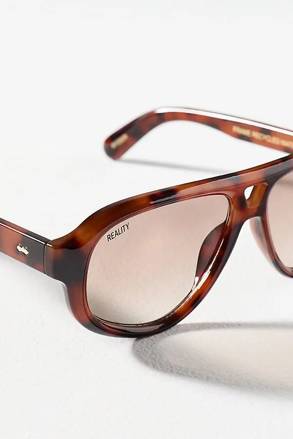 REALITY EYEWEAR Pilot Aviator Sunglasses