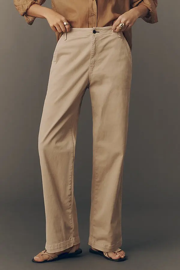 ASKK NY Slouchy Chino Pants - Khaki