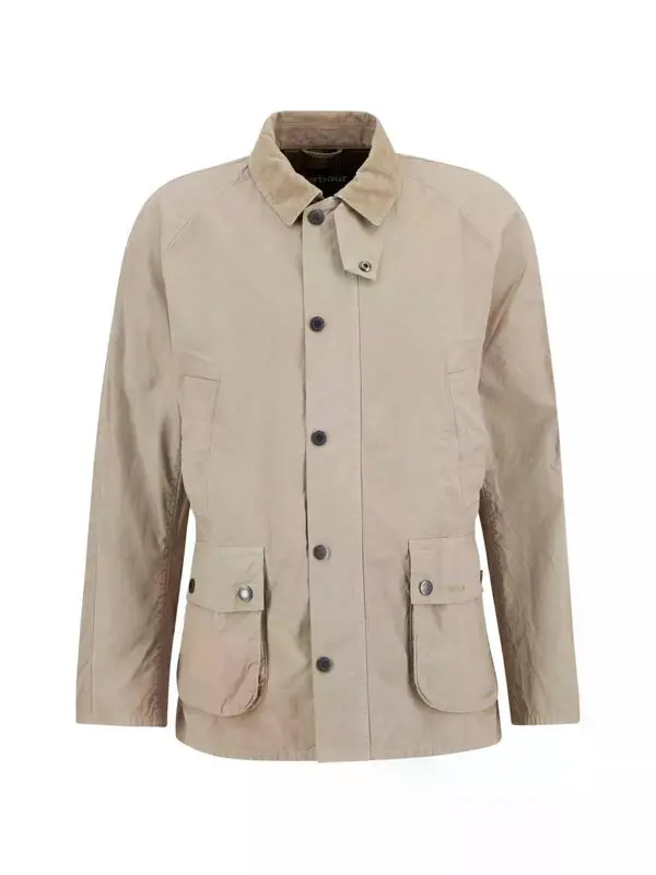 Barbour Ashby Jacket With Corduroy Collar - Neutrals