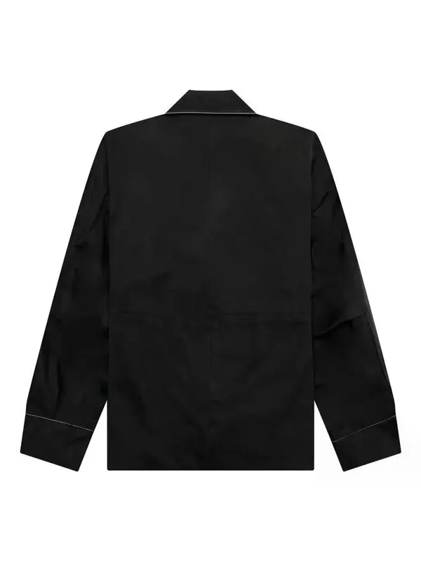 Sacai Contrasting-trim Shirt Jacket