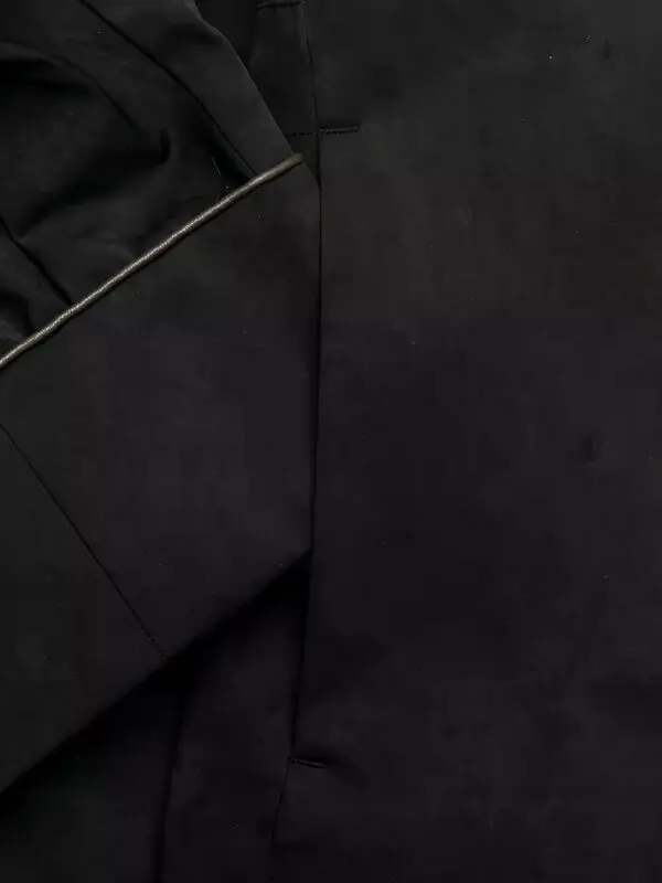 Sacai Contrasting-trim Shirt Jacket