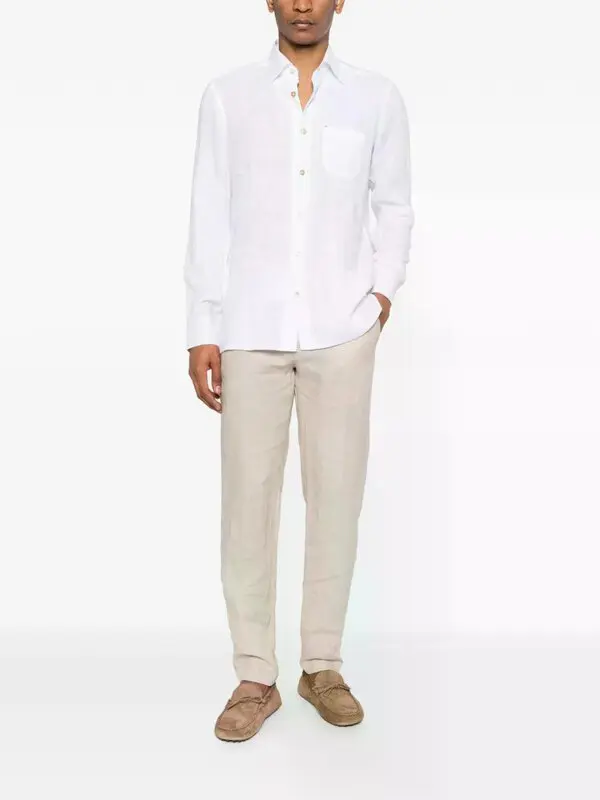 Eleventy Drawstring Pleated Trousers - Neutrals
