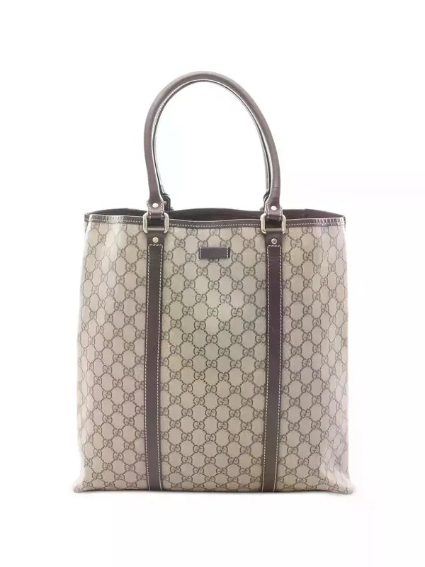 Gucci 2000s Gg Plus Tote Bag - Neutrals