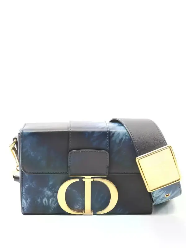 Dior 2010s 30 Montaigne Box Bag - Blue