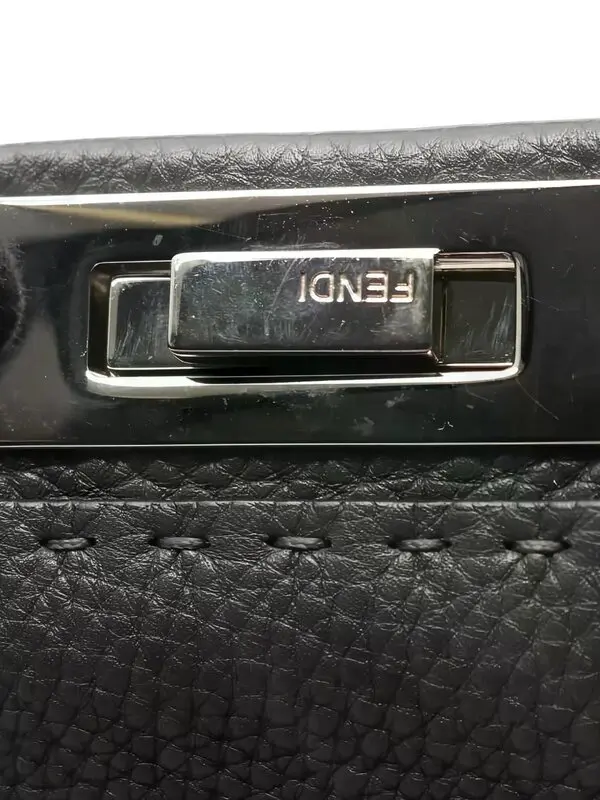 Fendi 2010s Peekaboo Tote Bag - Grey