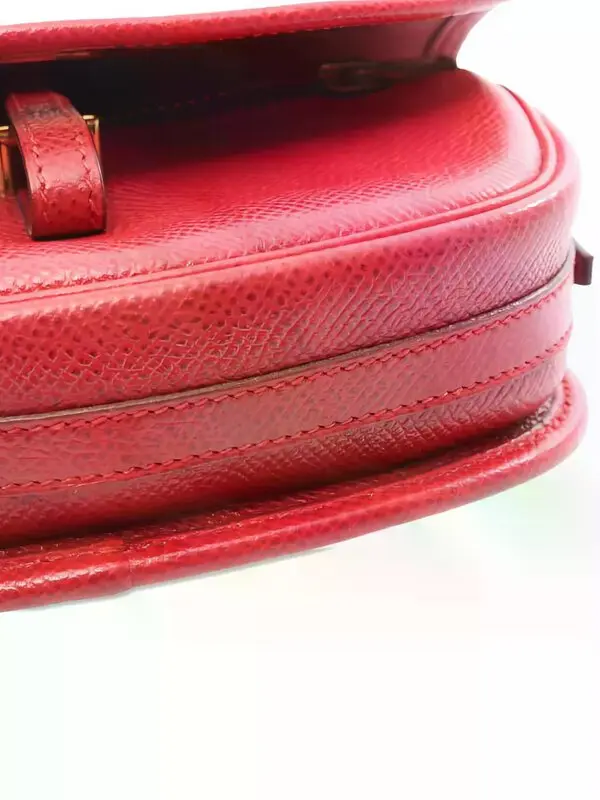 Hermès 1992 Balle De Golf Shoulder Bag - Red
