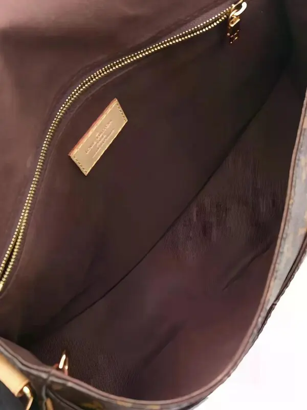 LOUIS VUITTON 2011 Menilmontant Pm Monogram Shoulder Bag - Brown