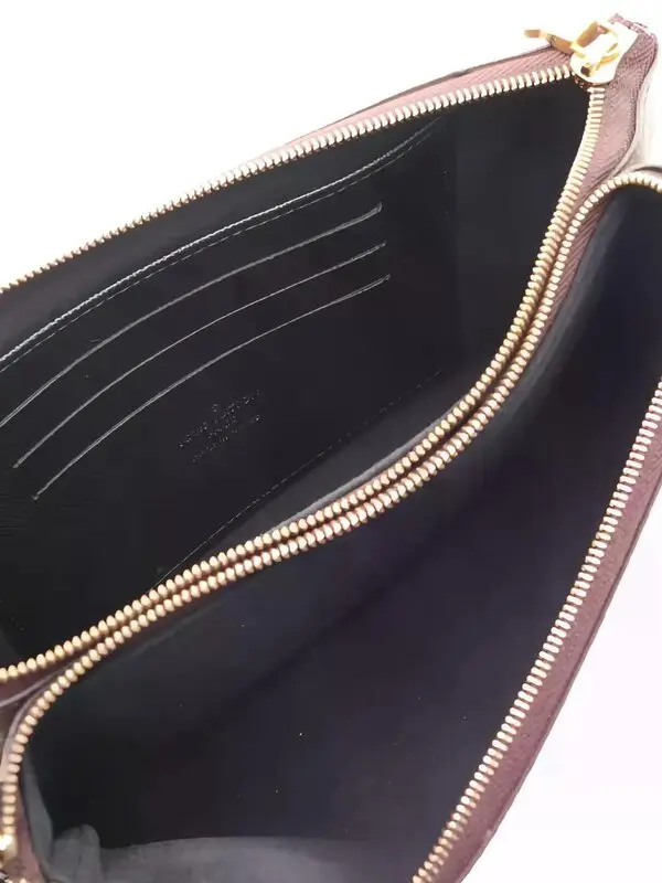 LOUIS VUITTON 2020 Double Zip Crossbody Bag - Brown