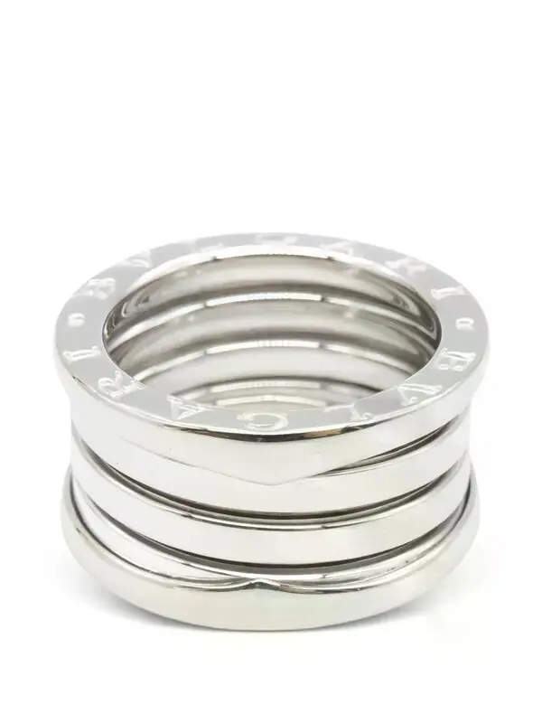 BVLGARI 2010s B.zero1 Polish-finish Ring - Silver