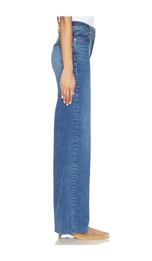 FRAME Le Slim Palazzo Long Jeans - Blue