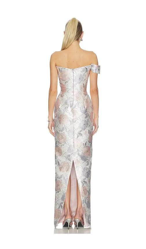 SAU LEE Jackson Brocade Gown