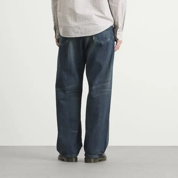 NEIGHBORHOOD Washed Denim Dp Wide Jeans - Indigo