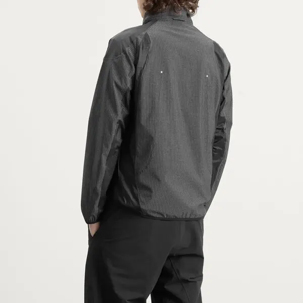 ROA Pinstriped Hooded Wind Jacket