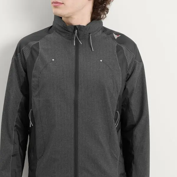 ROA Pinstriped Hooded Wind Jacket