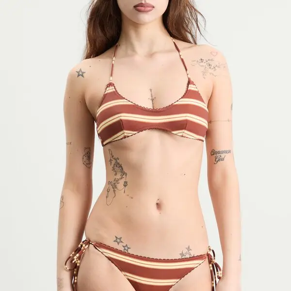 DAMSON MADDER Trudi Reversible Bikini Top - Multi