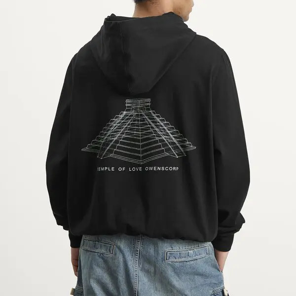 Rick Owens Temple Of Love Jersey Hoodie