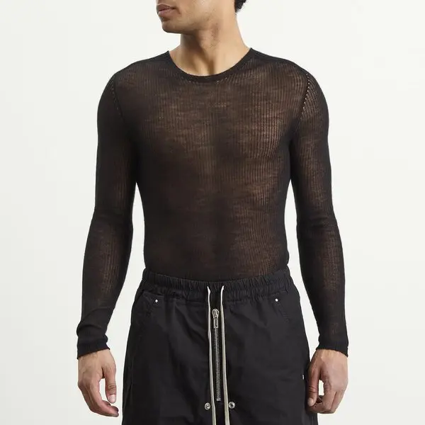 Rick Owens Fine Knit Sheer Top