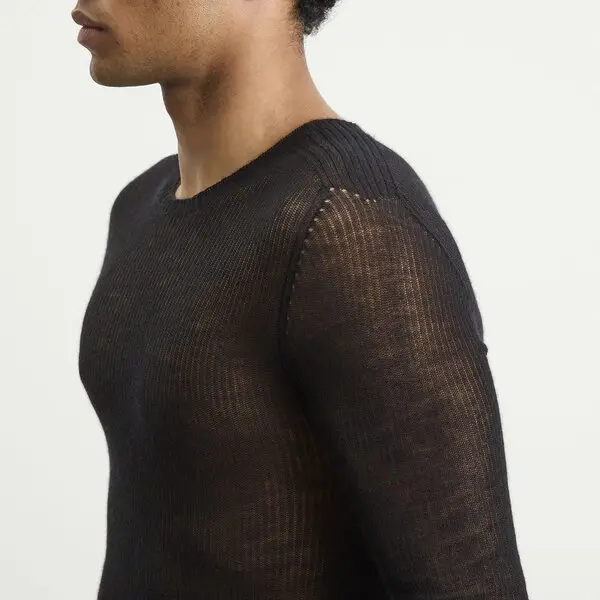 Rick Owens Fine Knit Sheer Top