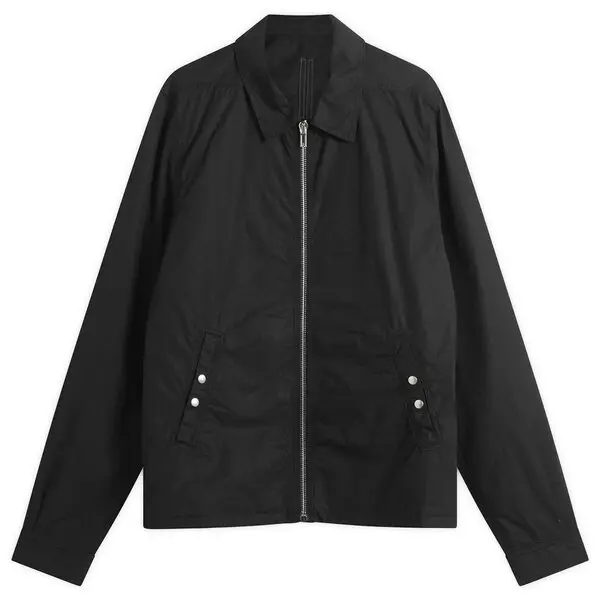 Rick Owens Zip-front Nylon Jacket - Black