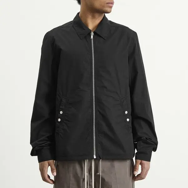 Rick Owens Zip-front Nylon Jacket - Black