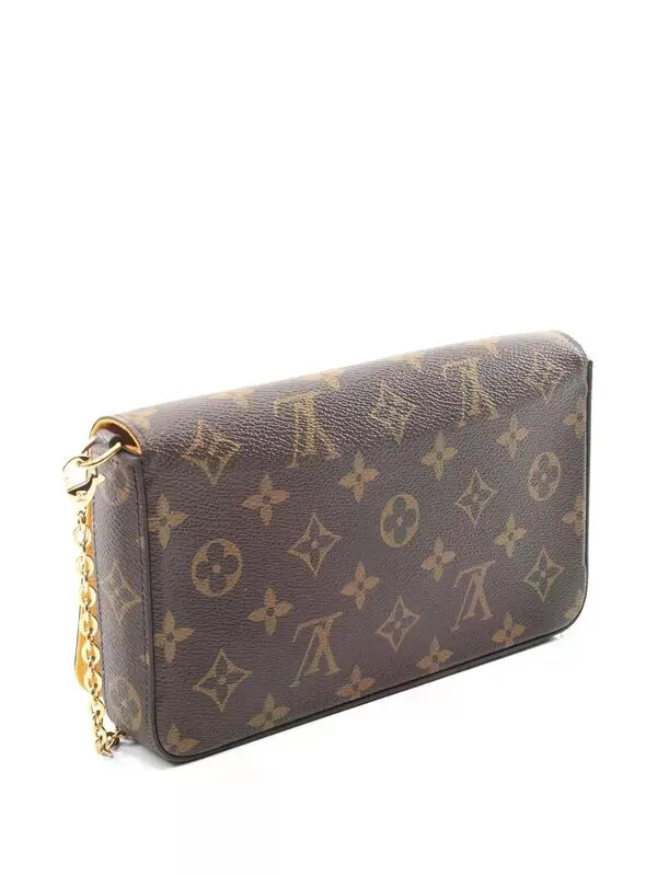 LOUIS VUITTON Félicie Monogram Pochette - Brown