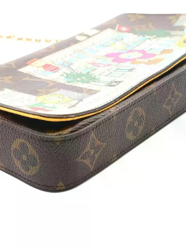 LOUIS VUITTON Félicie Monogram Pochette - Brown