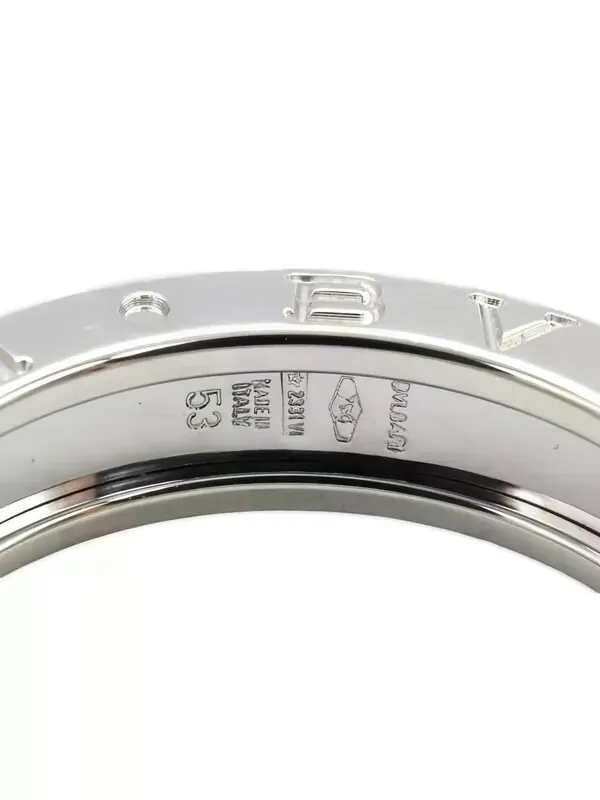 BVLGARI 2010 18kt White Gold B.zero1 Ring