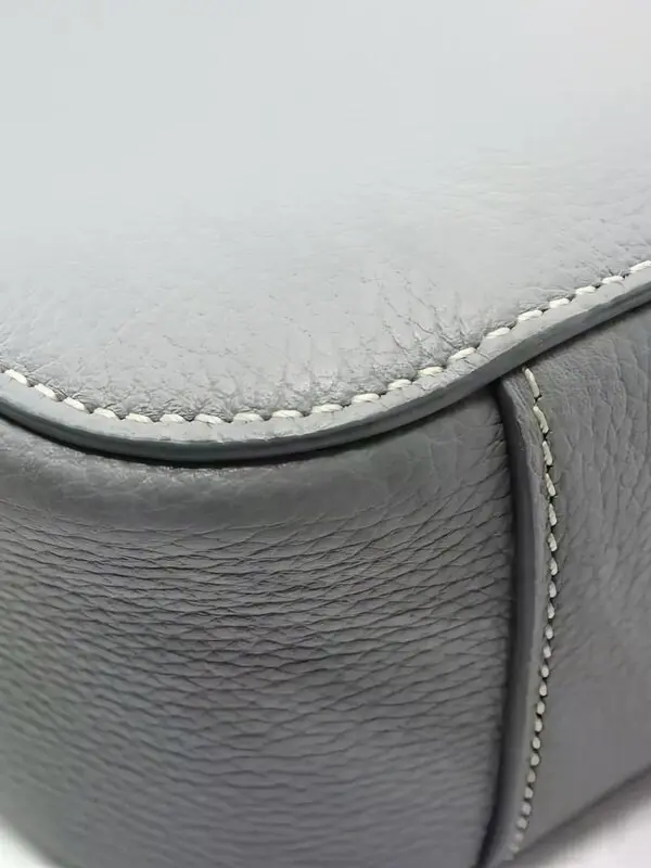 Dior Saddle Leather Messenger Bag - Grey