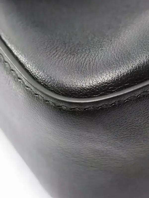 Fendi X Marc Jacobs Mamma Baguette Leather Tote Bag - Black