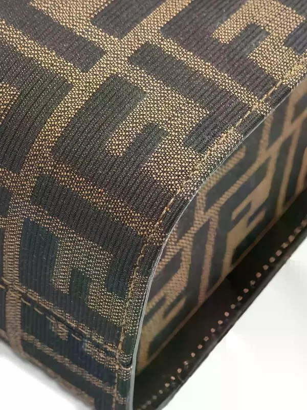 Fendi 2010s Zucca Two-way Vanity Bag - Brown