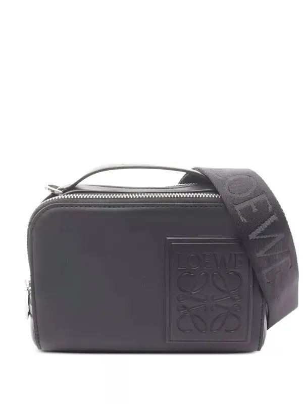 Loewe Leather Camera Bag - Black