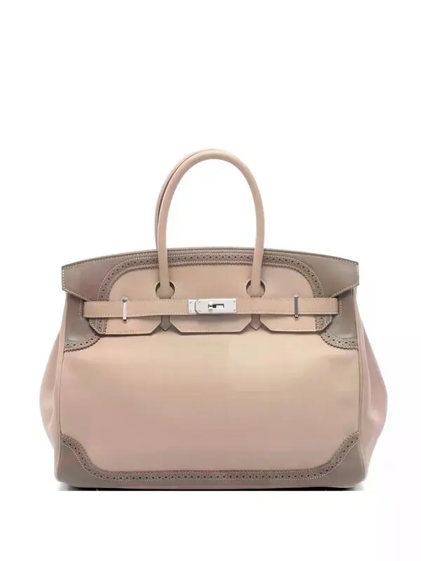 Hermès 2012 35 Birkin Gillies Tote Bag - Neutrals