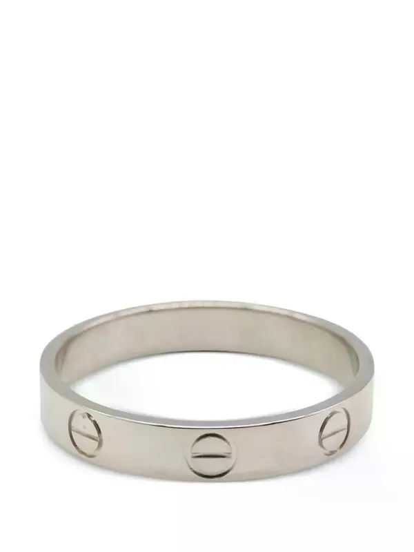 CARTIER 2010s Engraved Ring - Silver