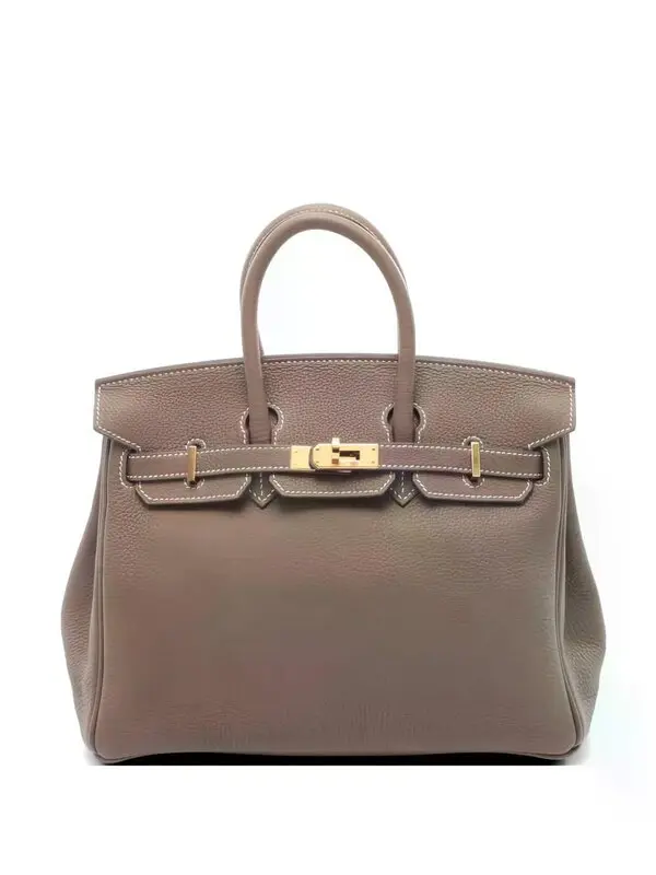 Hermès Birkin 25 Etoupe Togo Tote Bag - Brown