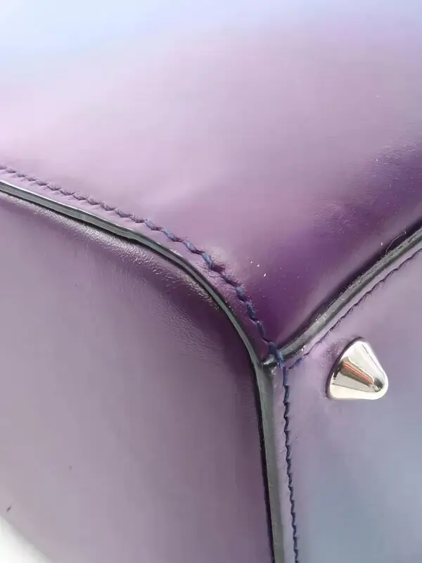 Dior Lady Leather Tote Bag - Blue