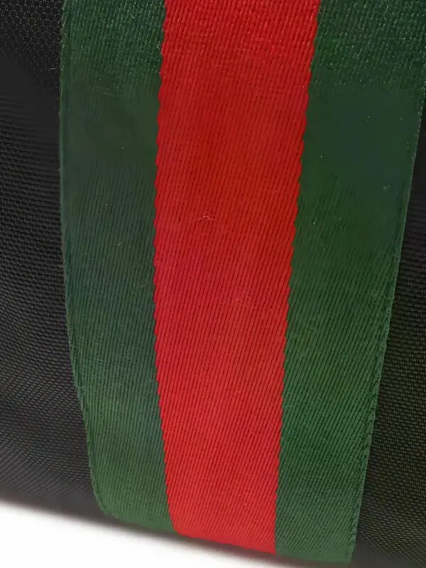 Gucci 2010s Techno Web Leather Backpack