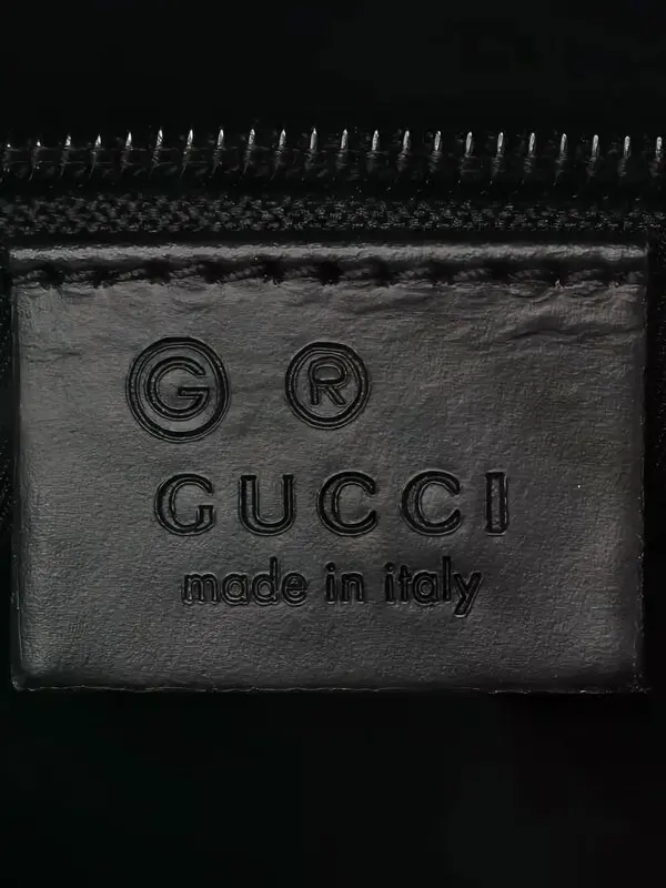 Gucci 2010s Techno Web Leather Backpack
